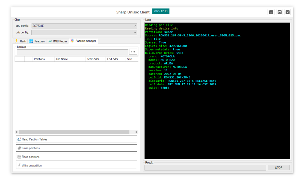 Sharp Unisoc Client Released [2025.12.13] - GSM Alphabet | Buy Source